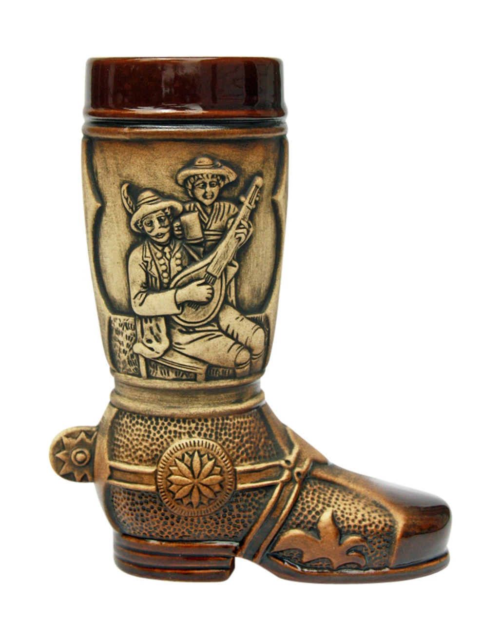 Cozy German Ceramic Beer Boot 0.5 Liter Rustic for Home Comfort - Shop ...